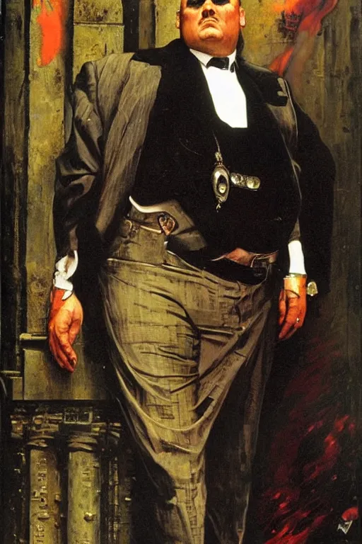 full length portrait of huge martin austin ruane as | Stable Diffusion ...