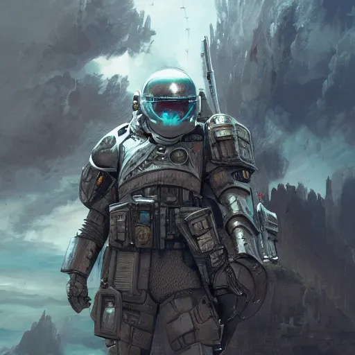 armored futuristic peacekeeper, acrilic paint, | Stable Diffusion | OpenArt