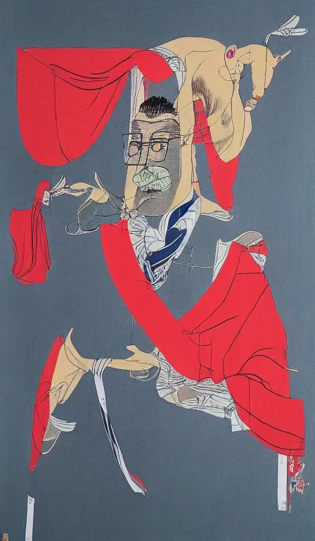 TED talk, by Shen Quan, hanging scroll, ink and | Stable Diffusion ...