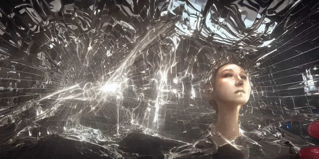 complex sculptures, lasers, people, skin, god rays, | Stable Diffusion | OpenArt