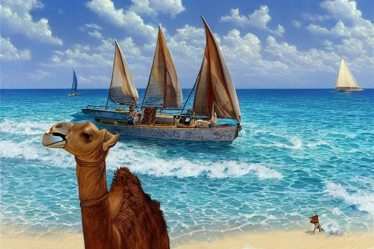 ultra realistic illustration,, a beach in tanzania | Stable Diffusion