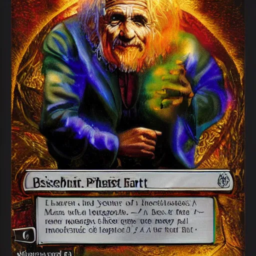 magic the gathering einstein portrait | Stable Diffusion | OpenArt