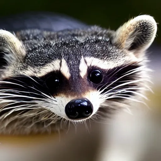 photo of a hybrid between a snake and a raccoon | Stable Diffusion