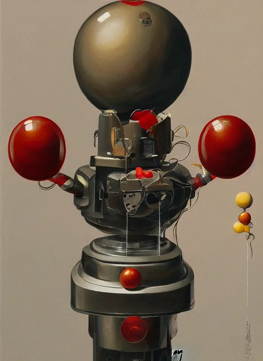 portrait of a red gumball machine robot, detailed, | Stable Diffusion ...