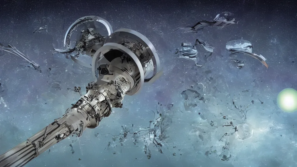 a photo of elon musk floating through deep space | Stable Diffusion ...