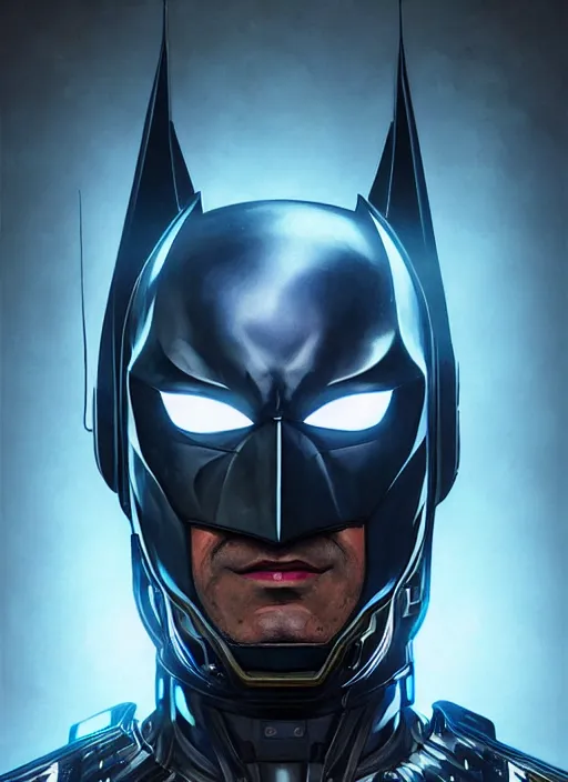 portrait of old Batman, sci-fi armour, tech wear, | Stable Diffusion ...