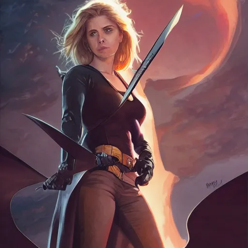 A detailed picture of Buffy the Vampire Slayer driving | Stable ...