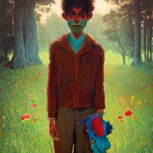 portrait of a disillusioned young man, drained of | Stable Diffusion ...