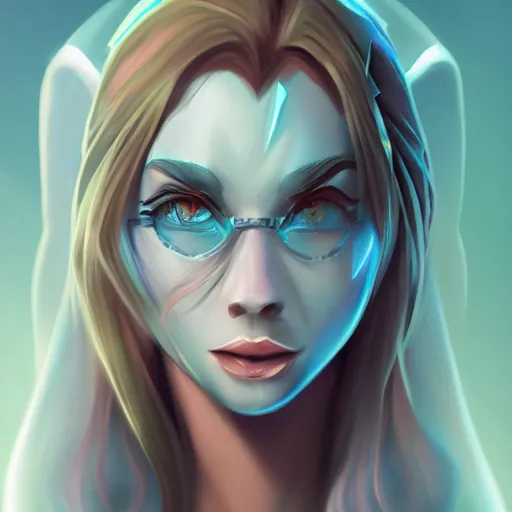 cyan crystal character, digital painting, sharp, | Stable Diffusion ...