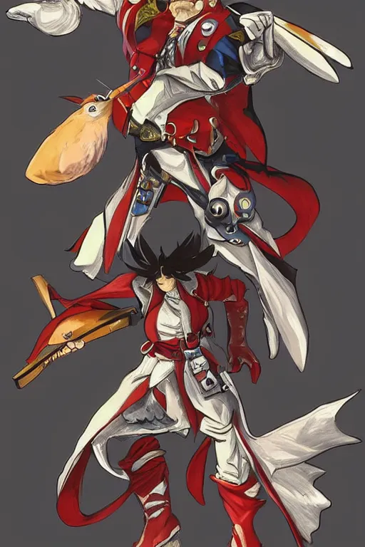 Anthropomorphic bird fighter concept art by Capcom, | Stable Diffusion ...