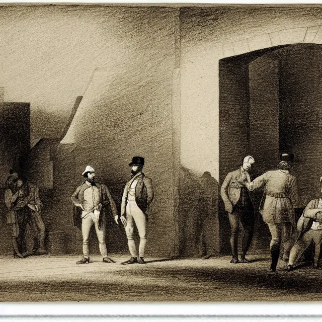 An American Scene Painting style Engraving made with | Stable Diffusion ...