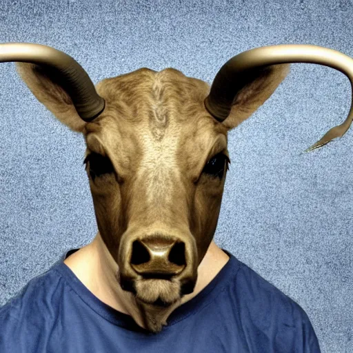bull headed human, mugshot | Stable Diffusion | OpenArt