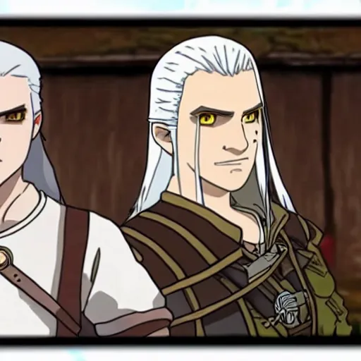 screenshot of the witcher anime by studio ghibli | Stable Diffusion ...
