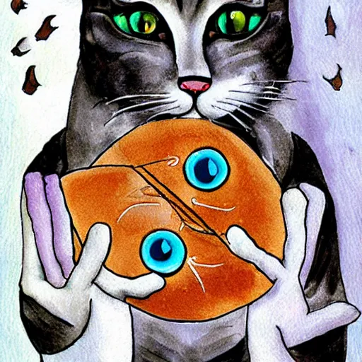 a cat with a cat homunculus | Stable Diffusion | OpenArt