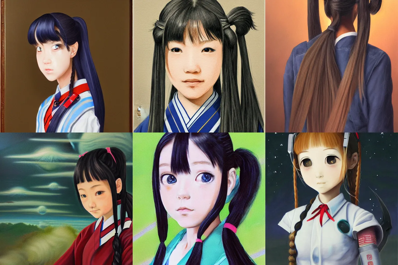 a detailed sci-fi painting of a japanese school girl | Stable Diffusion | OpenArt