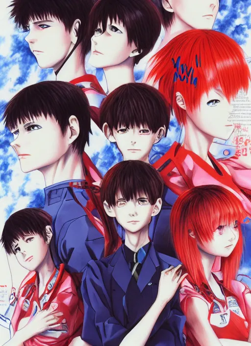 shinji ikari, asuka langley soryu, nerv, rei ayanami, | Stable ...