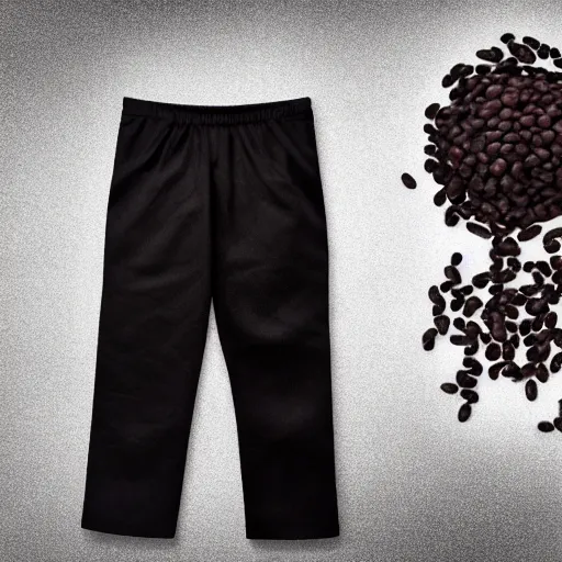 pants created from black beans, black bean food pants, | Stable ...