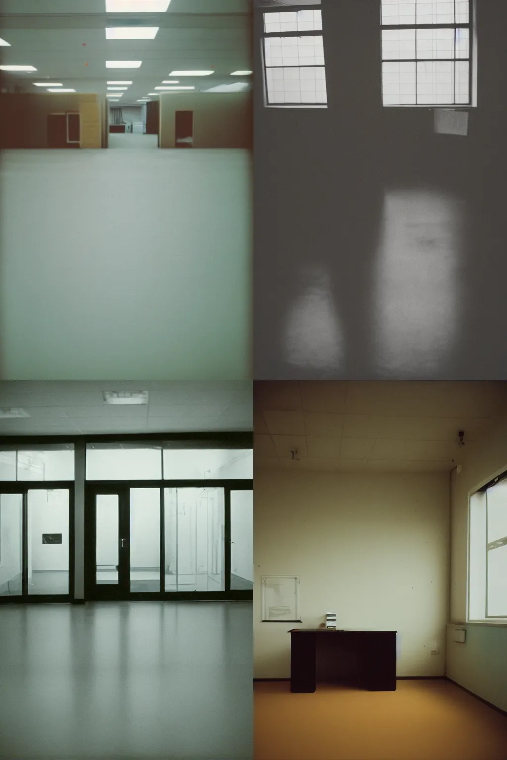 creepy grainy film photo of an empty office, liminal | Stable Diffusion ...
