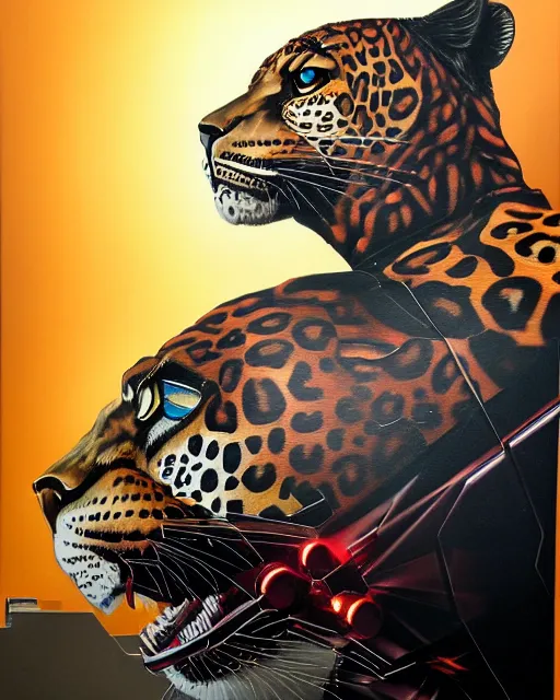 a portrait of a muscular anthropomorphic cyberpunk | Stable Diffusion ...