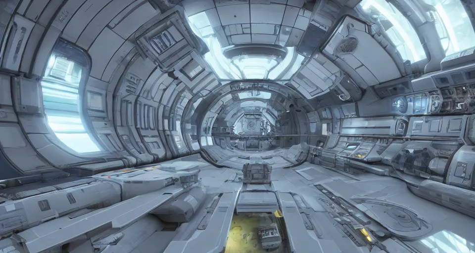 a bulbous space-station inspired by a nuclear reactor | Stable ...