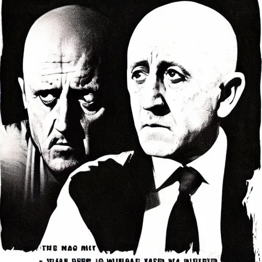 Mike Ehrmantraut movie poster, 1962, schlock horror | Stable Diffusion ...