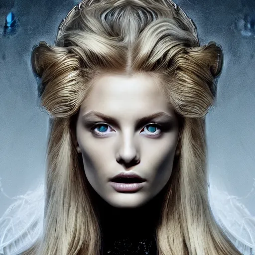 godlike awe-inspiring menacing Lucifer royal portrait, | Stable ...