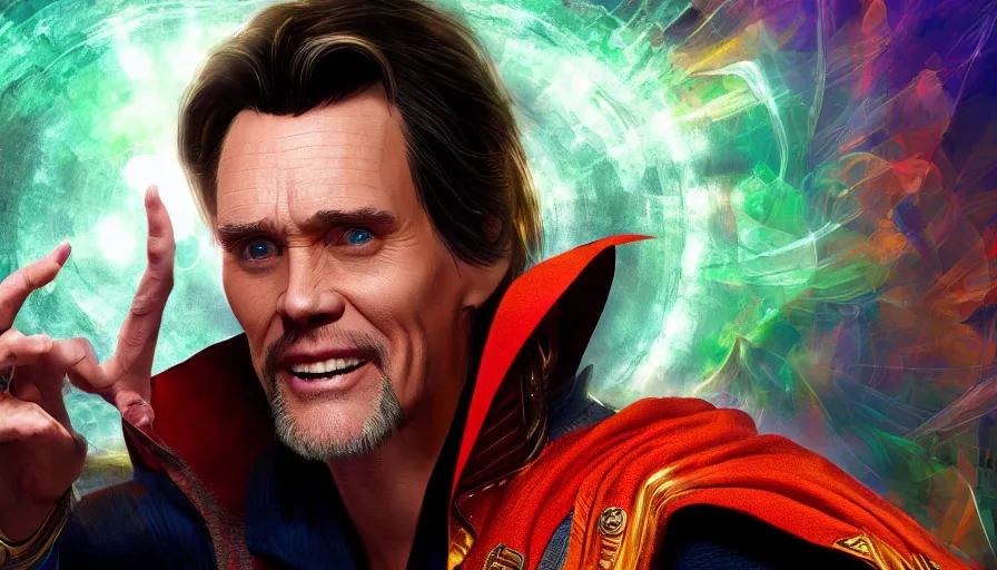 Jim Carrey is Doctor Strange, hyperdetailed, | Stable Diffusion | OpenArt