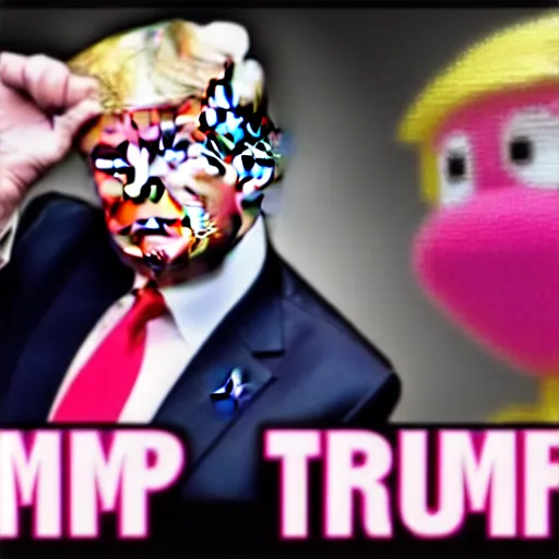 Donald Trump dressed as Pink Guy, Filthy Frank, Youtube | Stable ...
