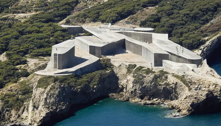 military base perched on a cliff overlooking a | Stable Diffusion | OpenArt
