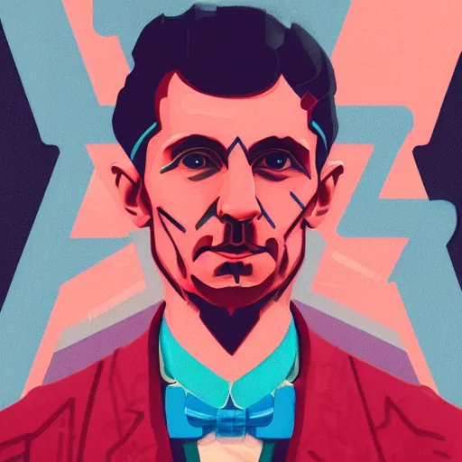 genius nikola tesla profile picture by sachin teng, | Stable Diffusion ...