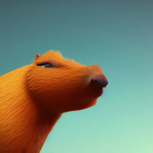 a low - poly 3 d render of a capybara, ultra detailed, | Stable Diffusion | OpenArt