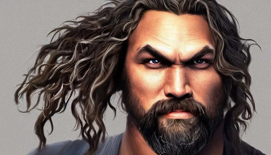 Bald Jason Momoa, hyperdetailed, artstation, | Stable Diffusion