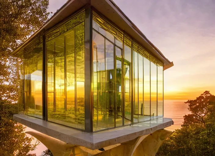 exquisite detailed architecture of an elaborate glass | Stable ...