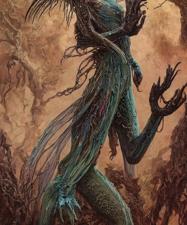 a portrait photograph cate blanchet as a strong alien | Stable ...