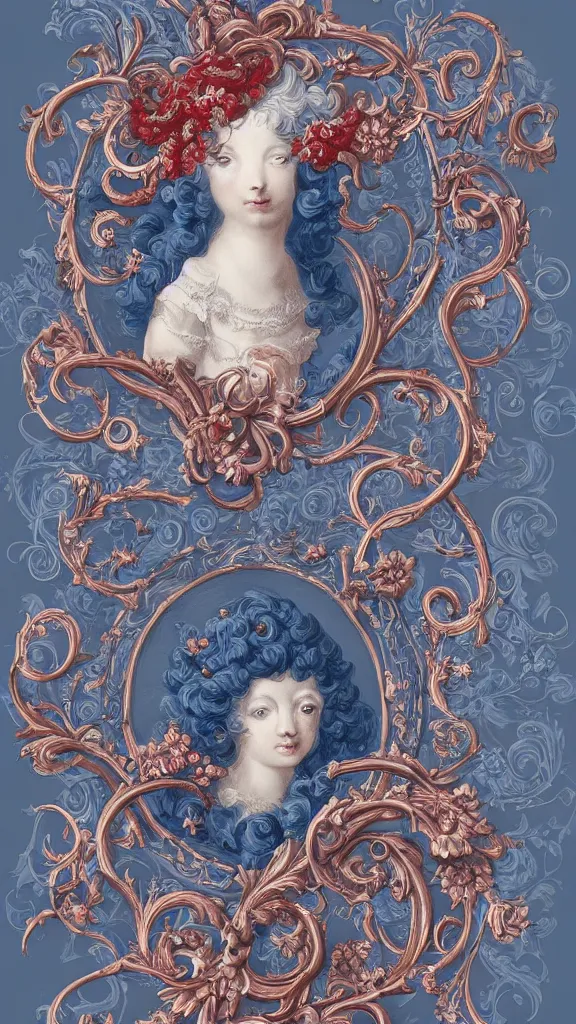 Rococo + Scrollwork + Full of silver layers + | Stable Diffusion | OpenArt