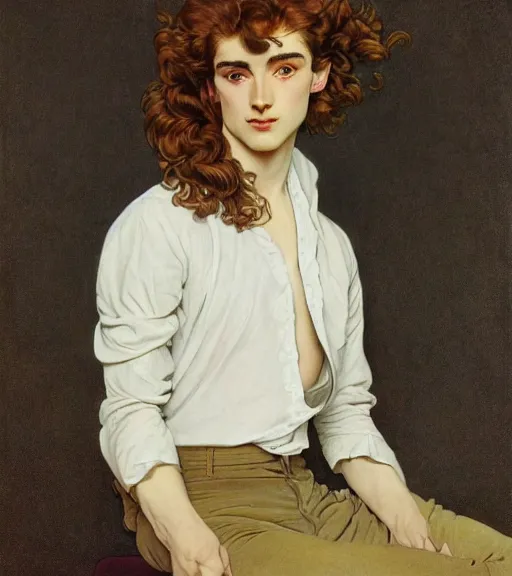 clean cel shaded art of a pale androgynous young man | Stable Diffusion ...