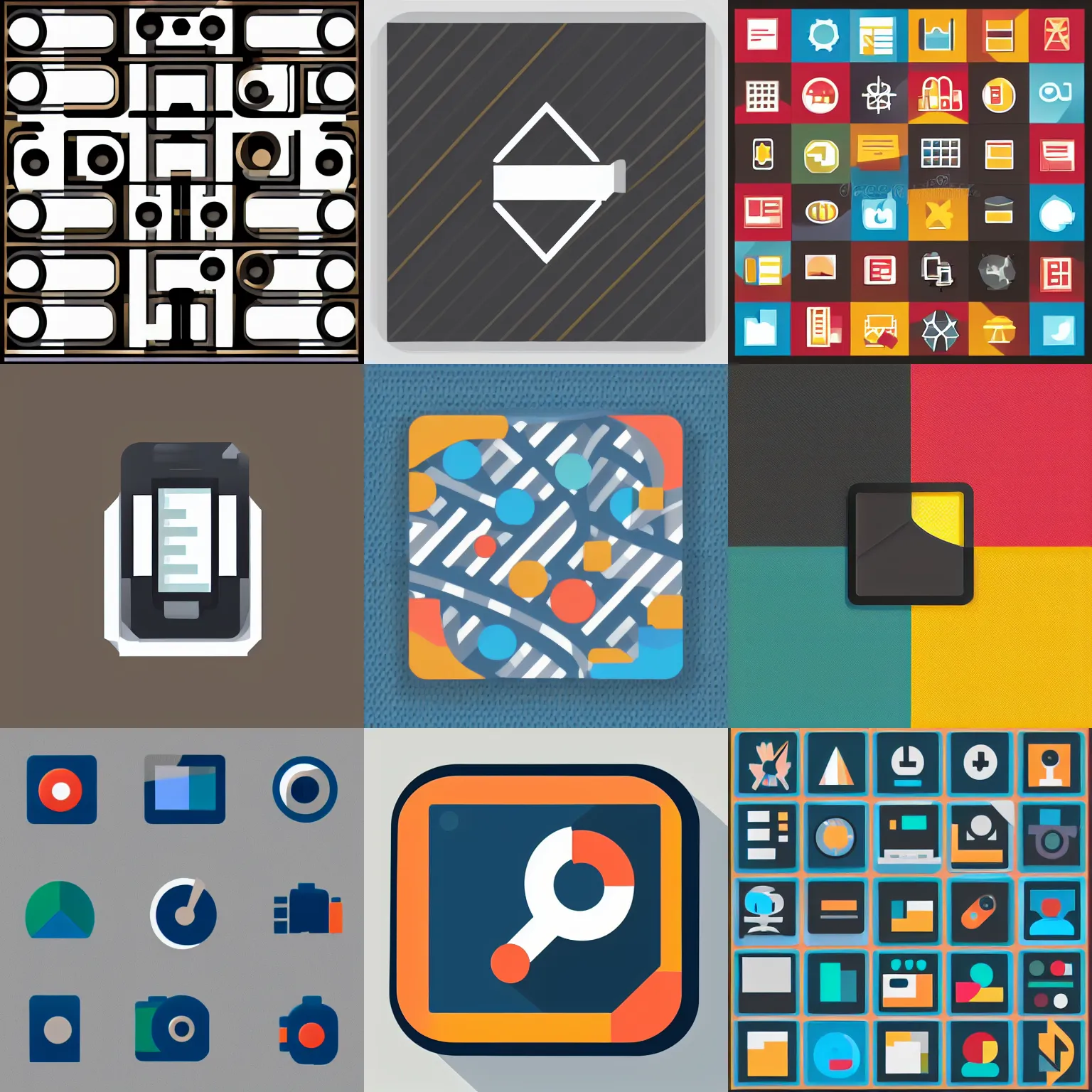 Vector Minimalist Icon For Logout In The Style Of Stable Diffusion