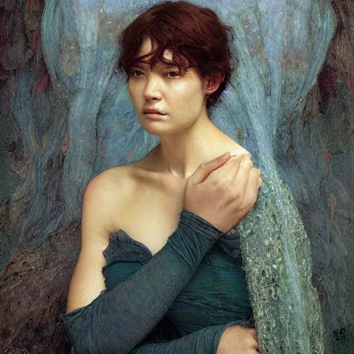 epic masterpiece full body portrait an ashamed mother | Stable ...