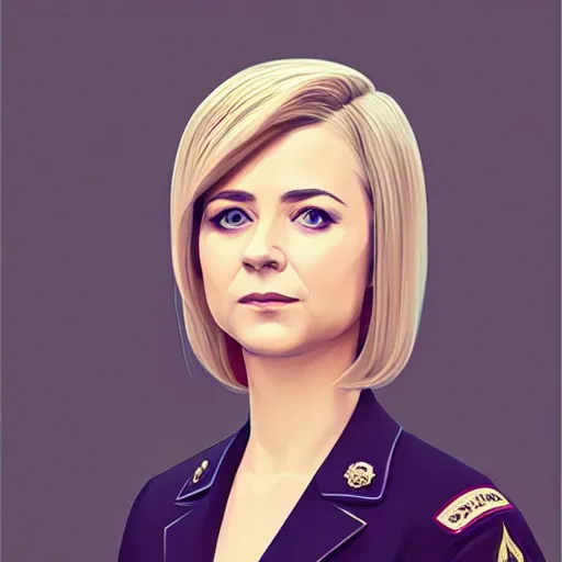 natalya poklonskaya, prosecutor at her job, muted | Stable Diffusion