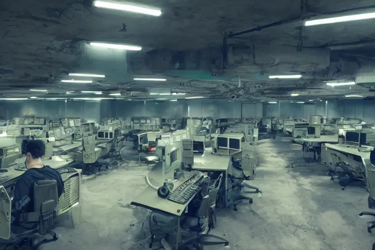 Neil Blomkamp film shot of a military Spionage bunker, | Stable ...