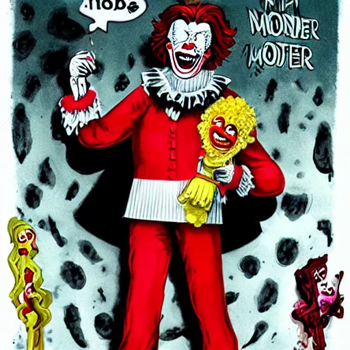 ronald mcdonald as a horror monster - n 4 | Stable Diffusion | OpenArt