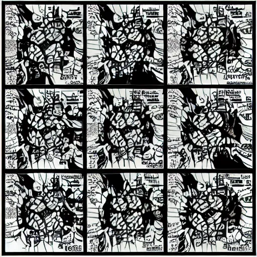 comic book page, recursive fractal panels | Stable Diffusion | OpenArt