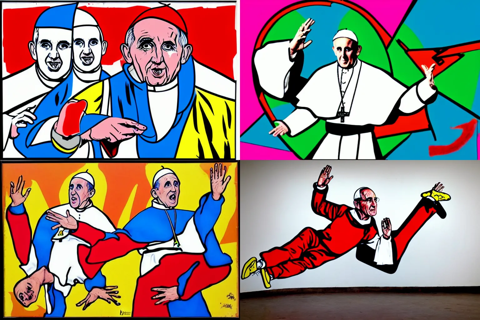 pop - art break dancing pope | Stable Diffusion | OpenArt