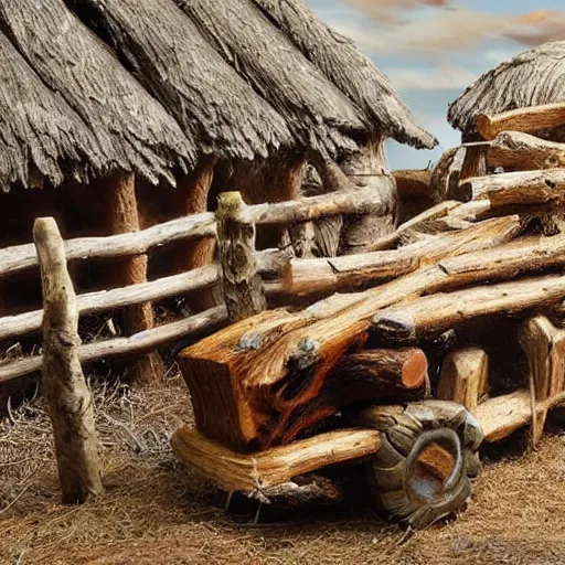 primitive log seige ram | Stable Diffusion | OpenArt