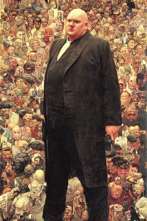 full length portrait of huge martin austin ruane as | Stable Diffusion ...