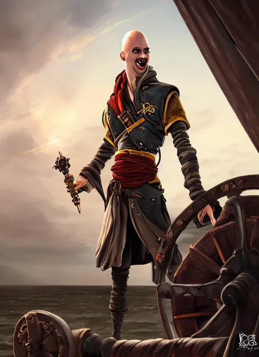 An epic fantasy comic book style portrait painting of | Stable ...