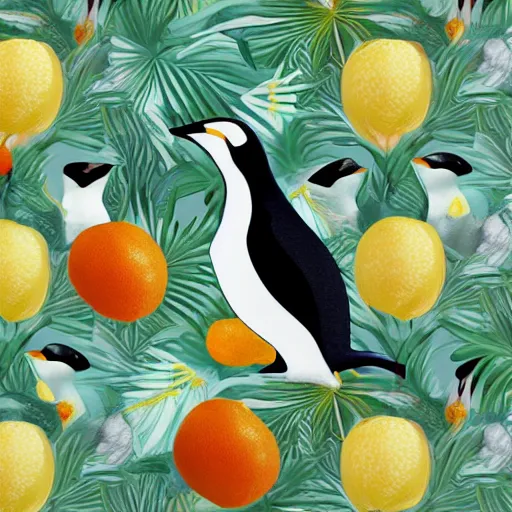 symetrical evergrowing blooming Paris square penguin | Stable Diffusion ...