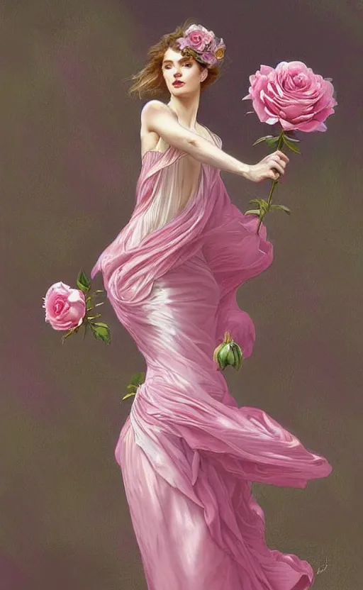 !!beautiful!! woman dressed in a vaporous wrapped | Stable Diffusion