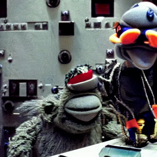 muppet puppet gonzo in a bomb diffusion suit defusing | Stable ...