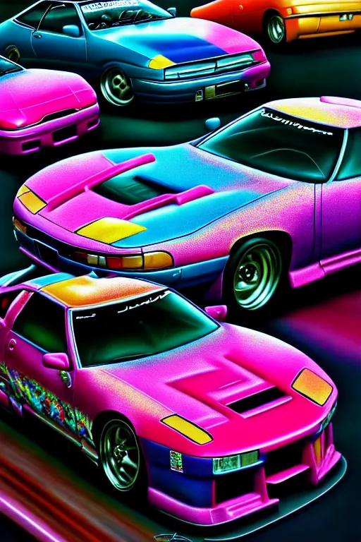 realistic detailed image of a jdm cars. depth | Stable Diffusion | OpenArt